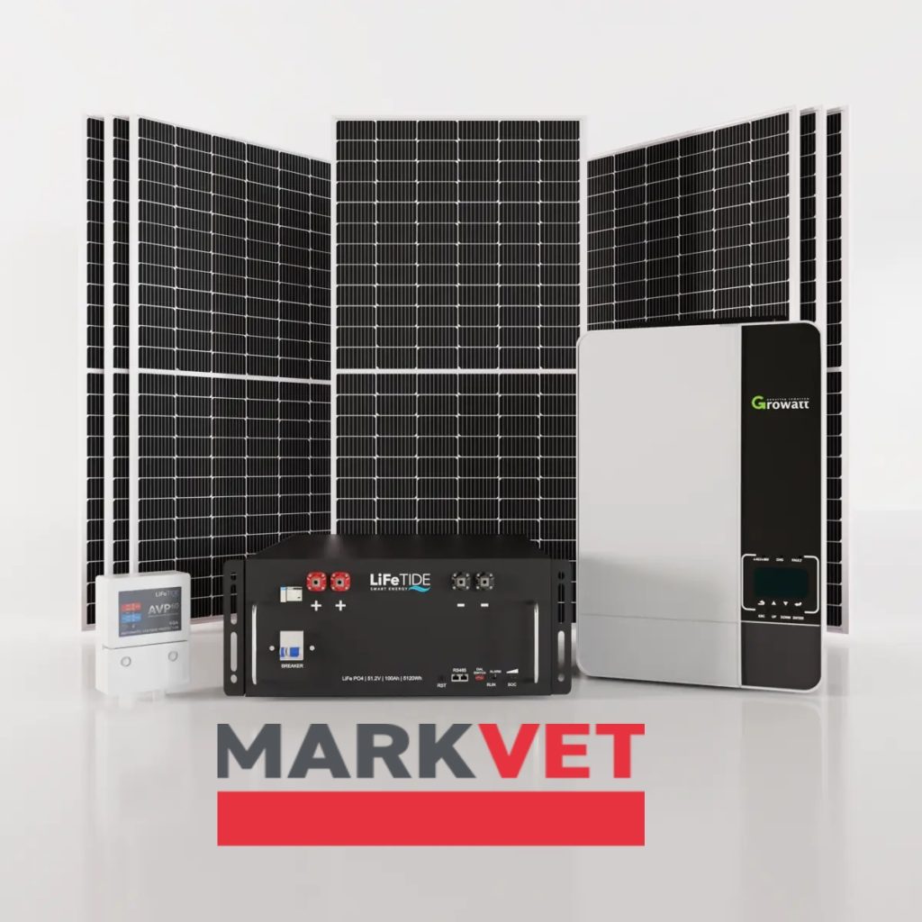 5kW Growatt Solar System with lifetide battery - GROUP MARKVET