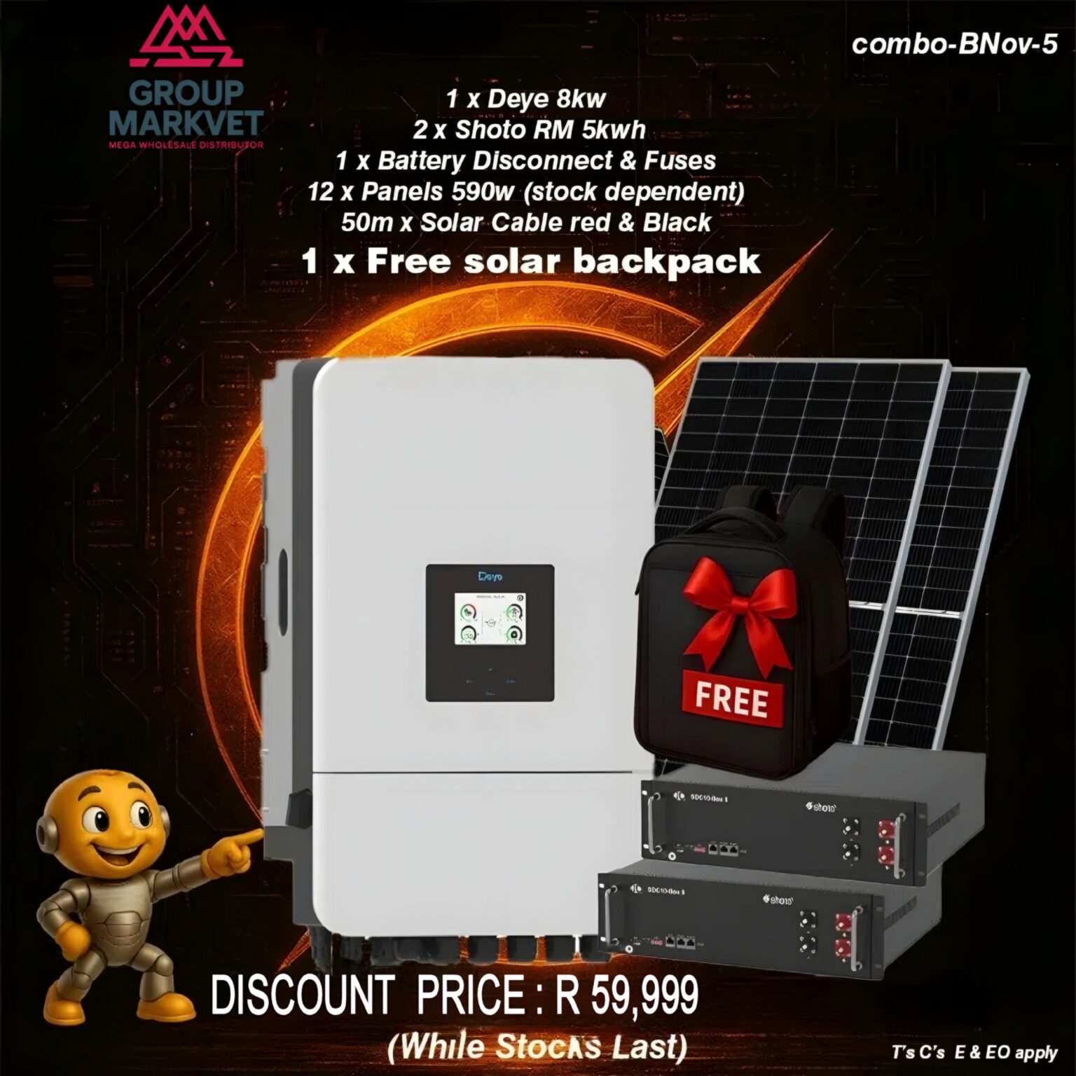 MAC AFRIC 3.2kW Inverter Generator - GROUP MARKVET