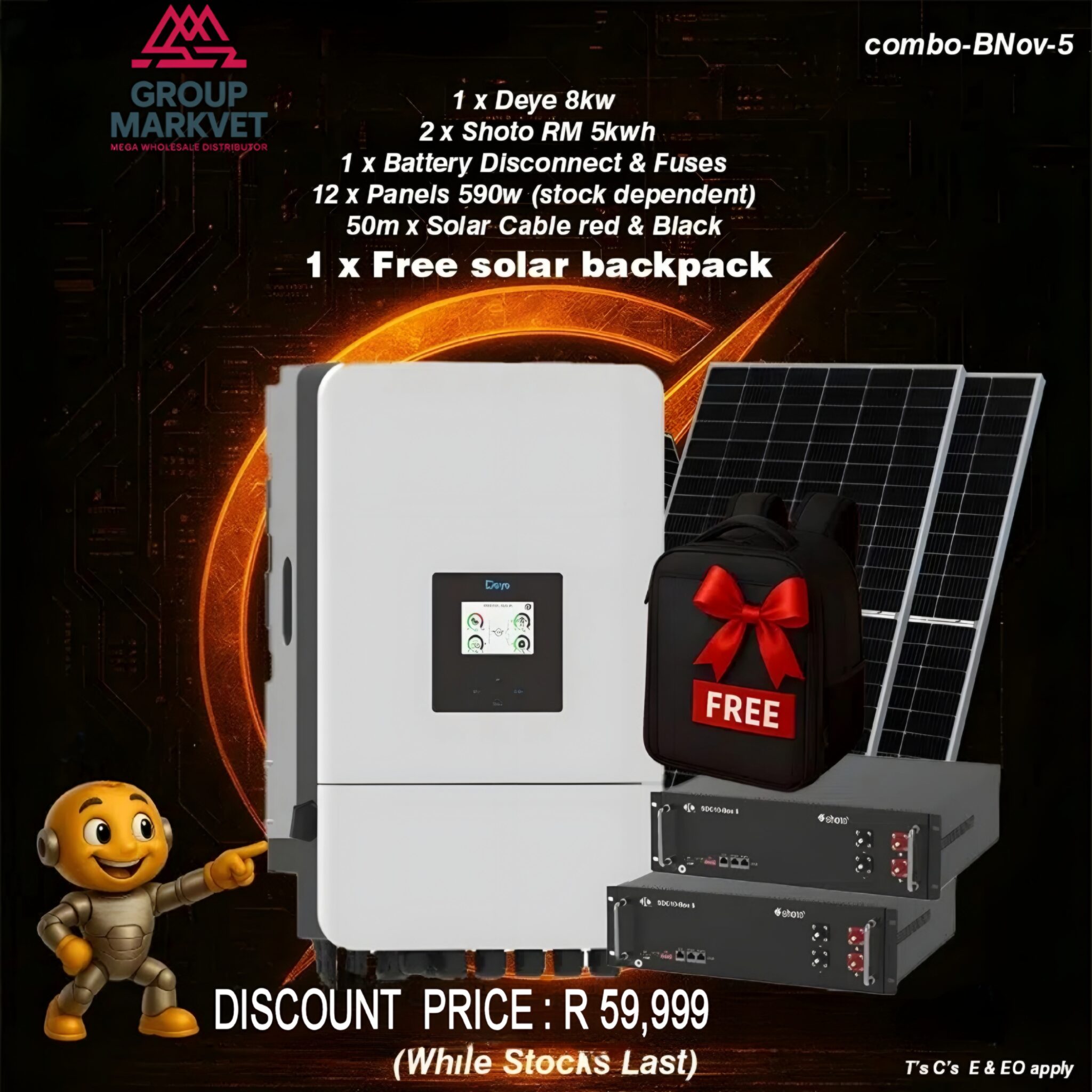 MAC AFRIC 3.2kW Inverter Generator - GROUP MARKVET